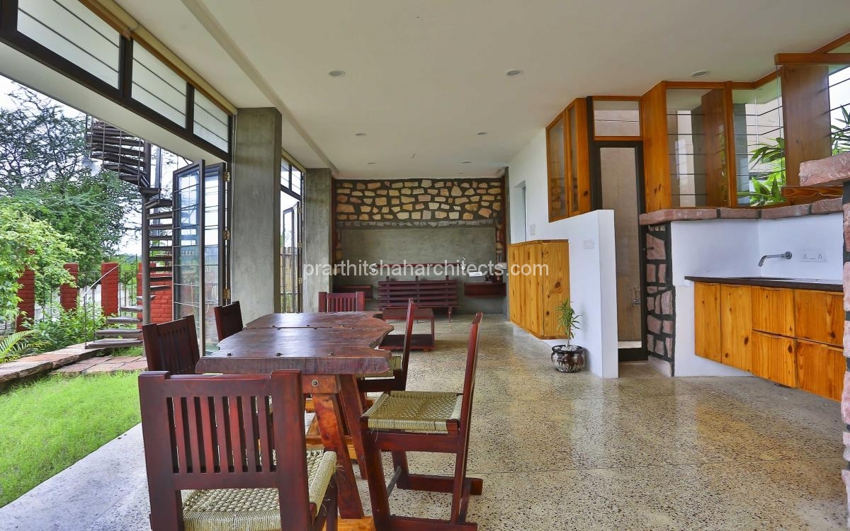 farmhouse design in india | villa aaranyak | prarthit shah architects